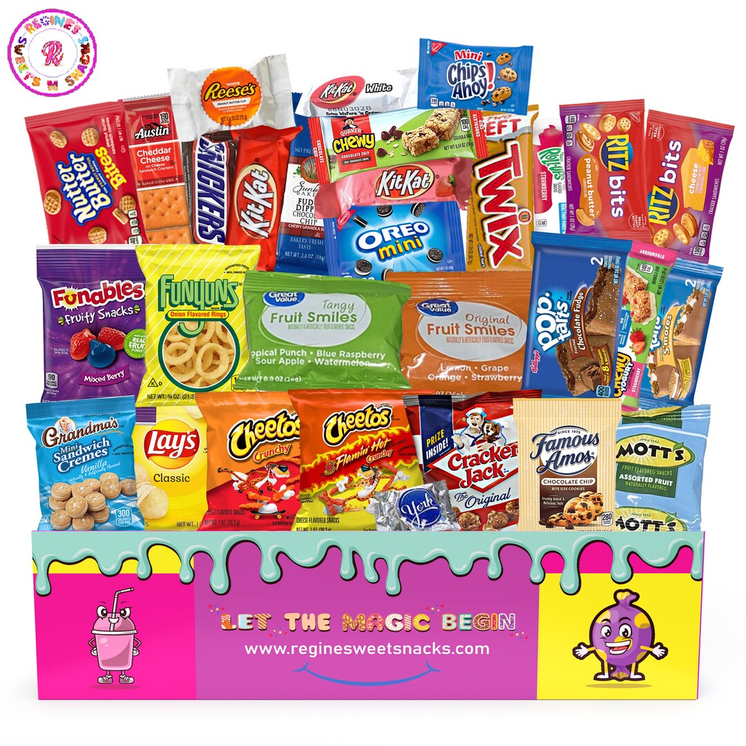 Sweet Savory Snack Boxes College Care Assortment Gift Package Healthy ...