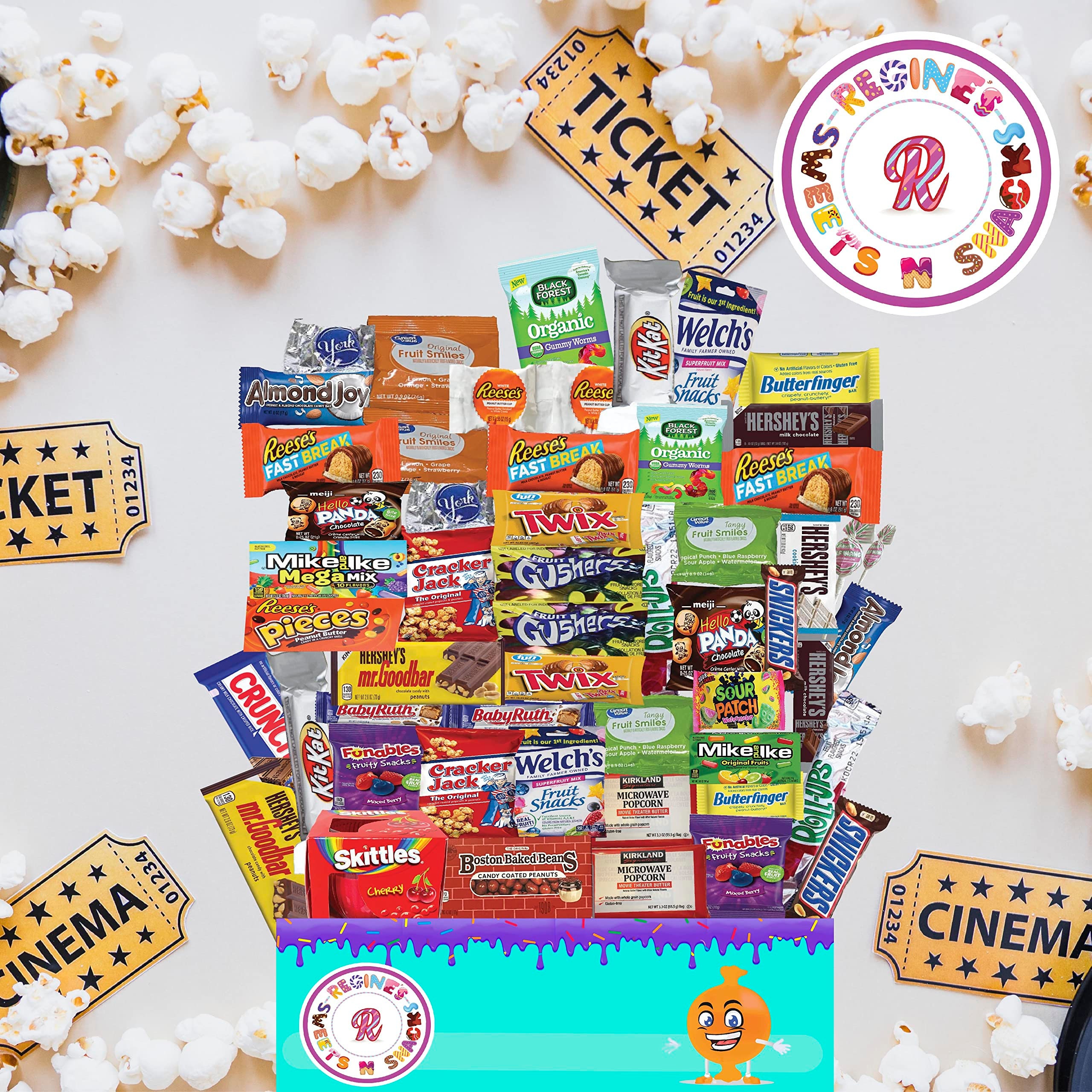 Theatre Movie Snacks Gift Box Snack Stoner Assortment Package Mystery ...