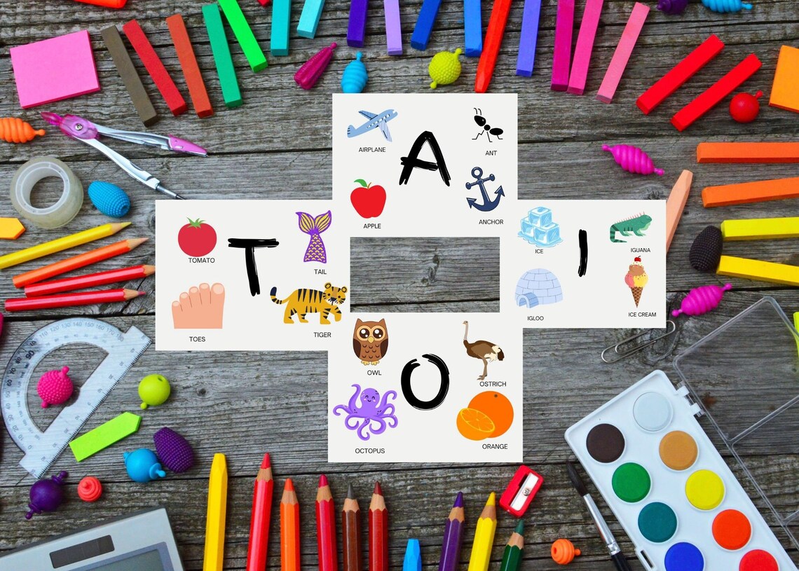 Flashcards for Alphabet Preschool Flashcards A Through Z Flashcards ...