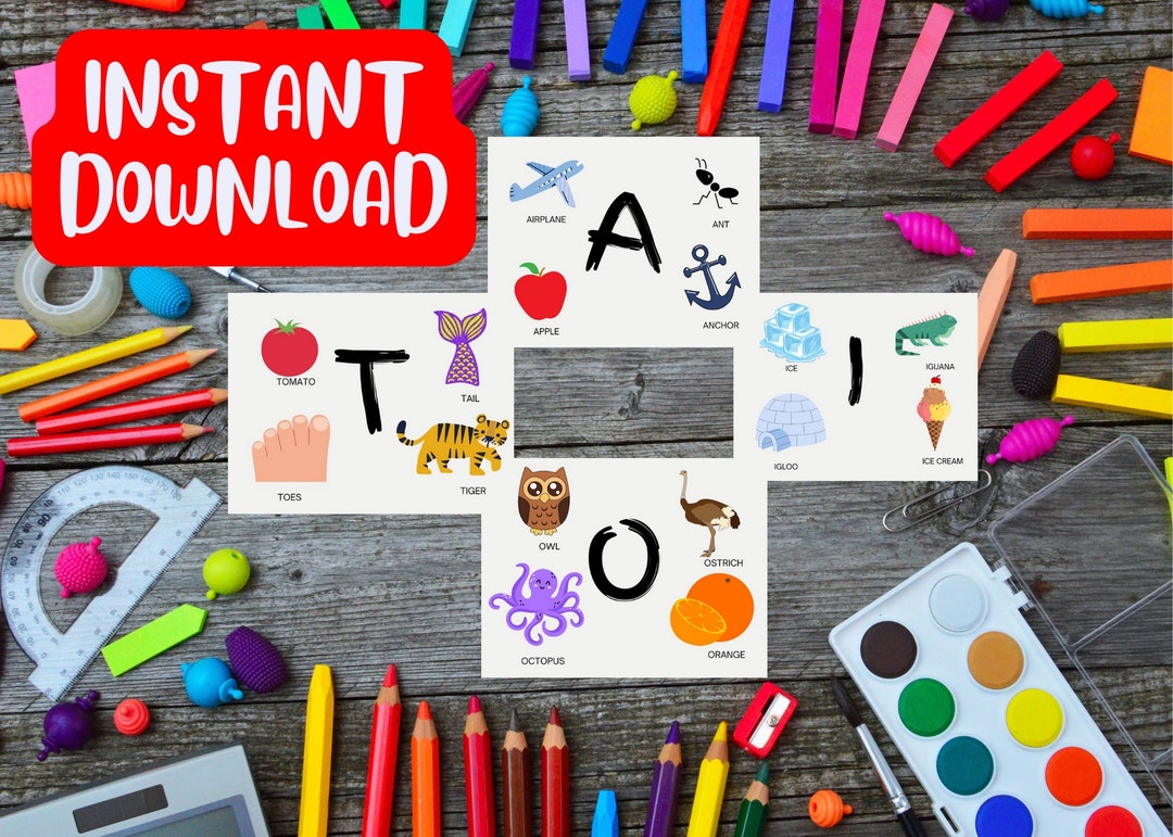 Flashcards for Alphabet Preschool Flashcards A Through Z Flashcards ...