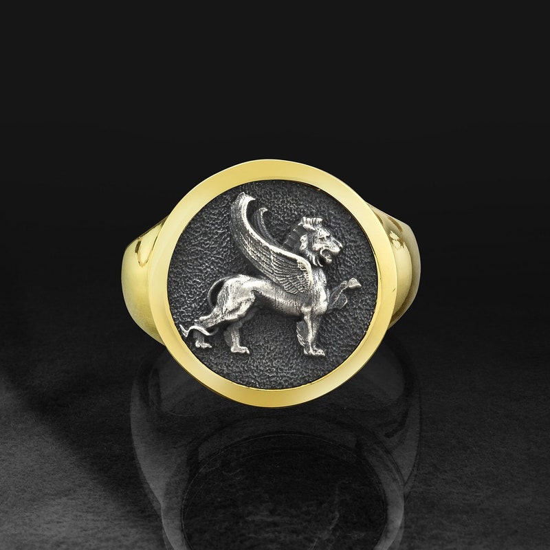 Winged Lion - Etsy