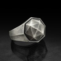 Geometric Ring - Etsy