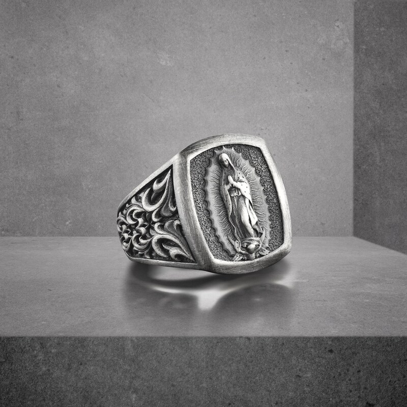 Virgin of Guadalupe Ring - Etsy