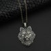 Charming Angry Alpha Wolf Head Men's Necklace - Etsy
