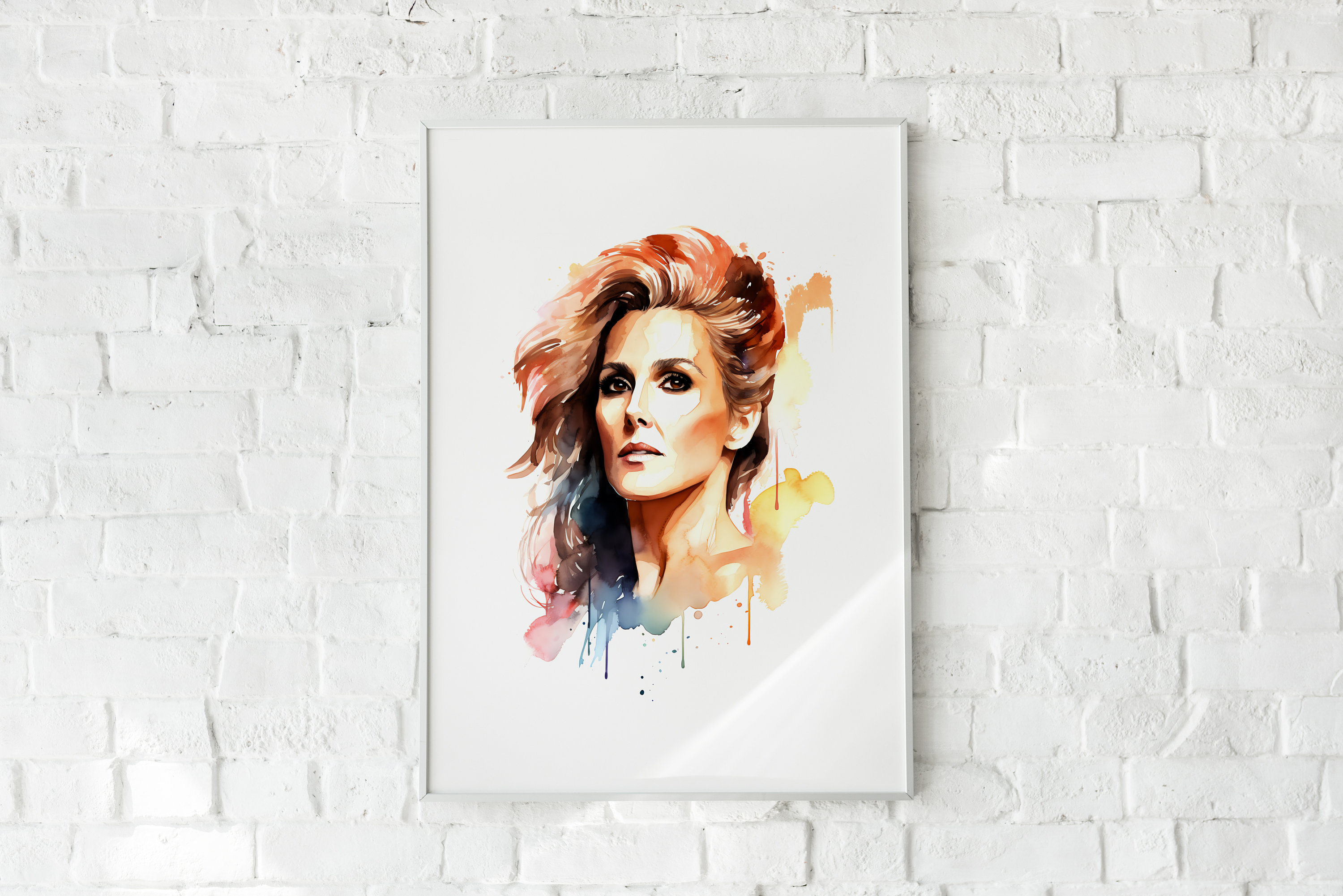 Celine Dion Printable Digital Portrait - Pop Diva Tribute Poster ...