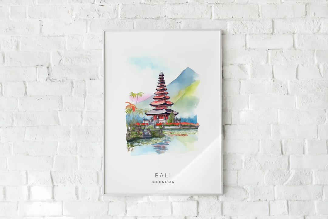 Bali Temple Indonesia Digital Print - Exotic Destination, Island ...