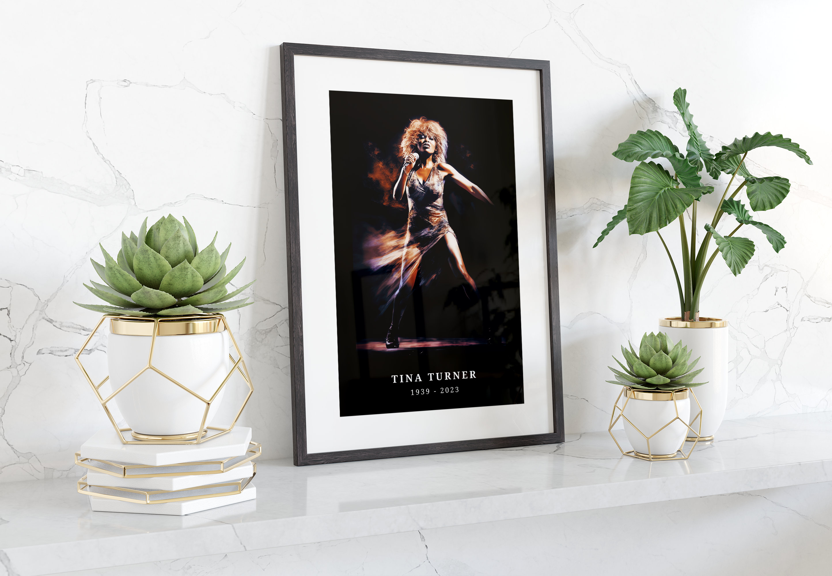 Tina Turner Memorial Digital Print, the Queen of Rock 'n' Roll Poster ...