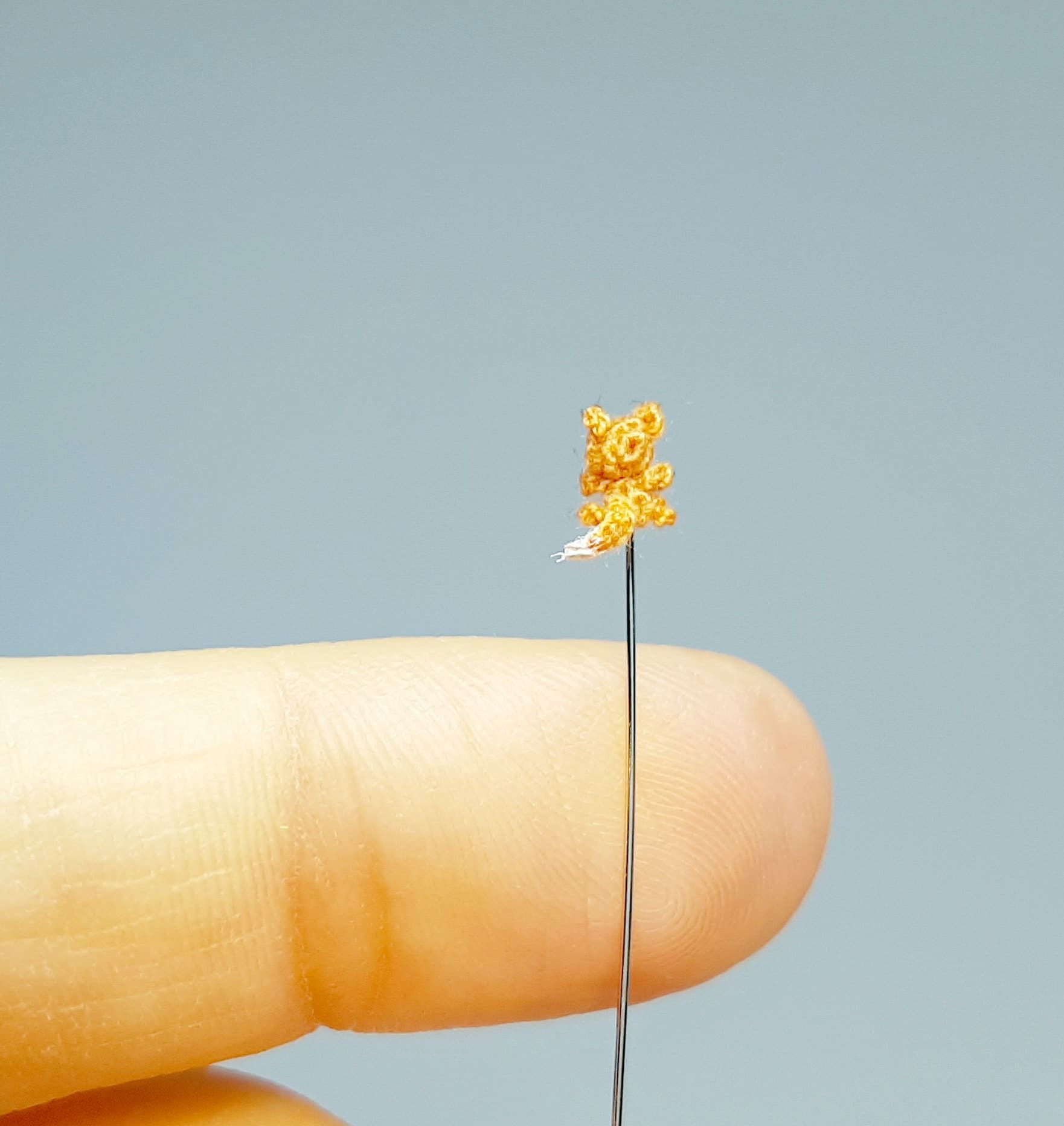 Micro Crochet Fox Pattern. Crochet Fox Miniature Pattern. How to ...