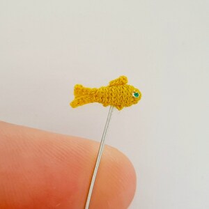 Gold Fish Micro Crochet Pattern. Crochet Fish Pattern. Golden Fish ...