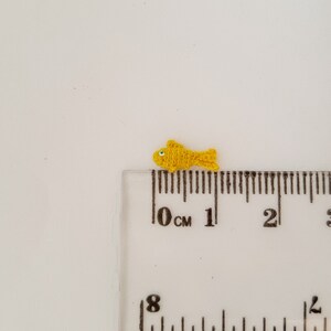 Gold Fish Micro Crochet Pattern. Crochet Fish Pattern. Golden Fish ...