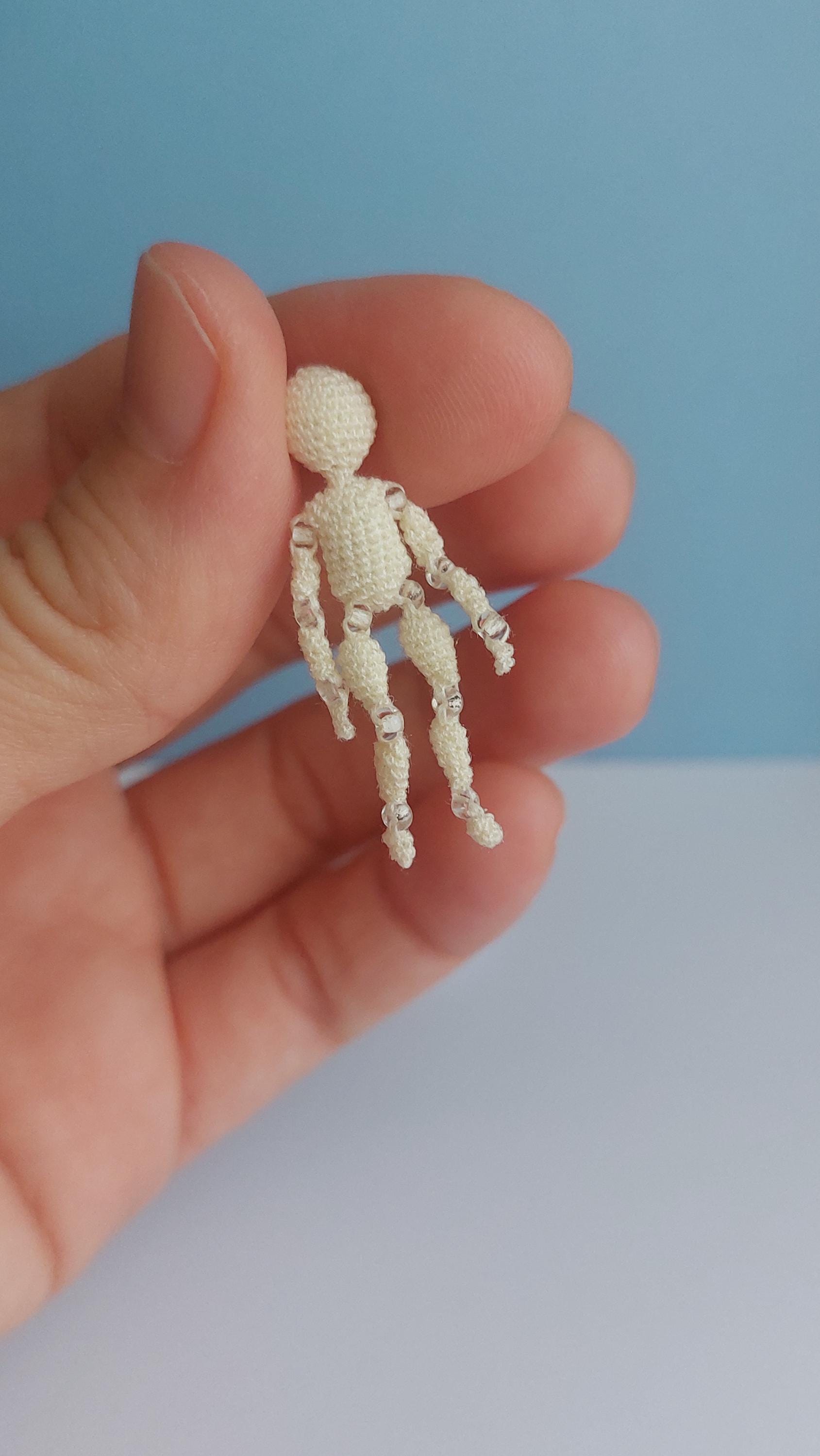 BJD Doll Pattern Micro Crochet Doll. How to Crochet Ball Jointed Doll ...