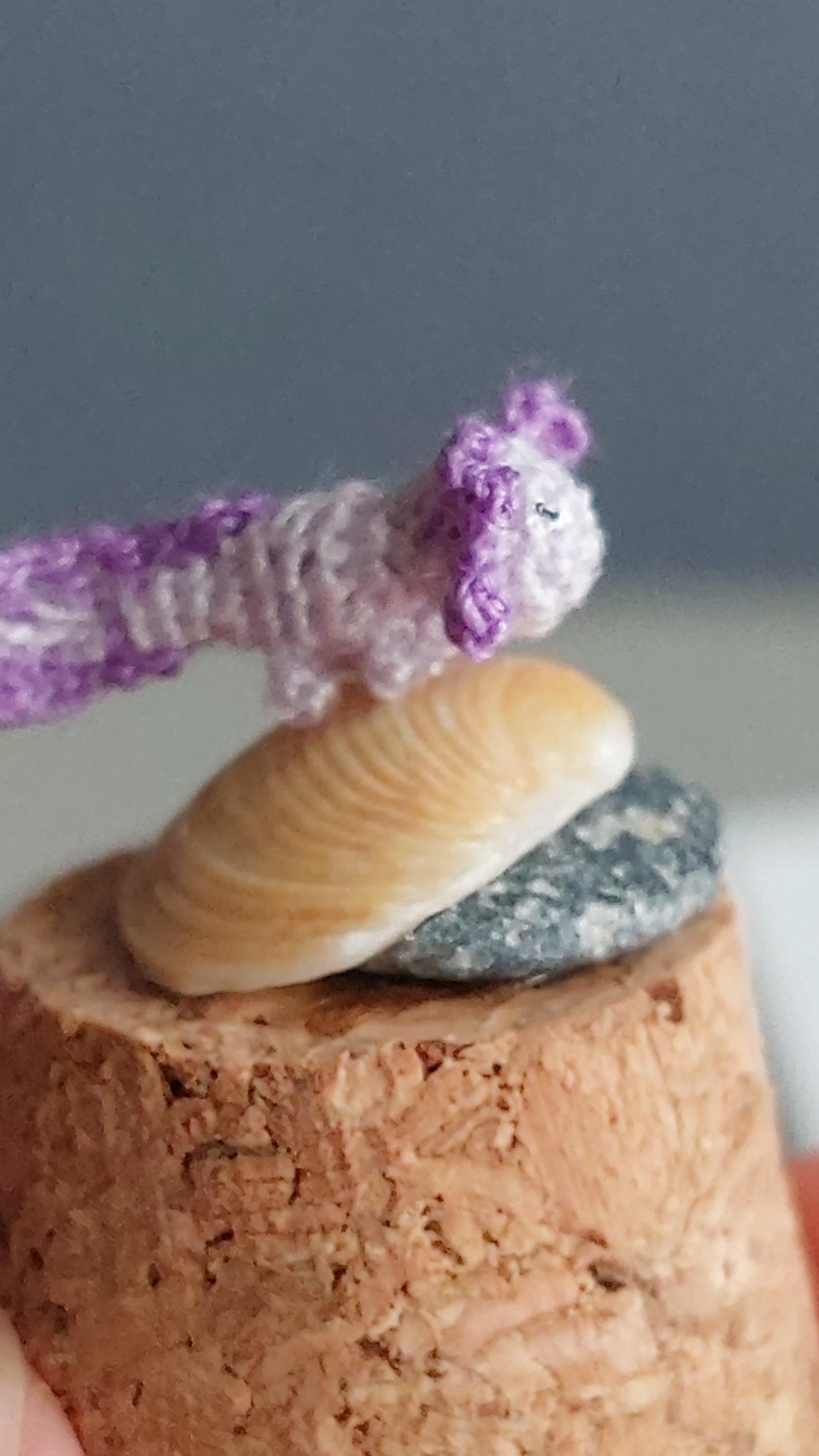 Purple Axolotl Micro Crochet. Axolotl Figurine. - Etsy