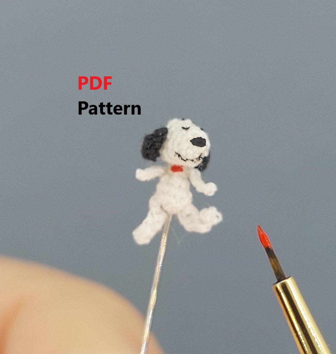Dog Miniature Crochet Pattern. Micro Croche Pattern. How to - Etsy