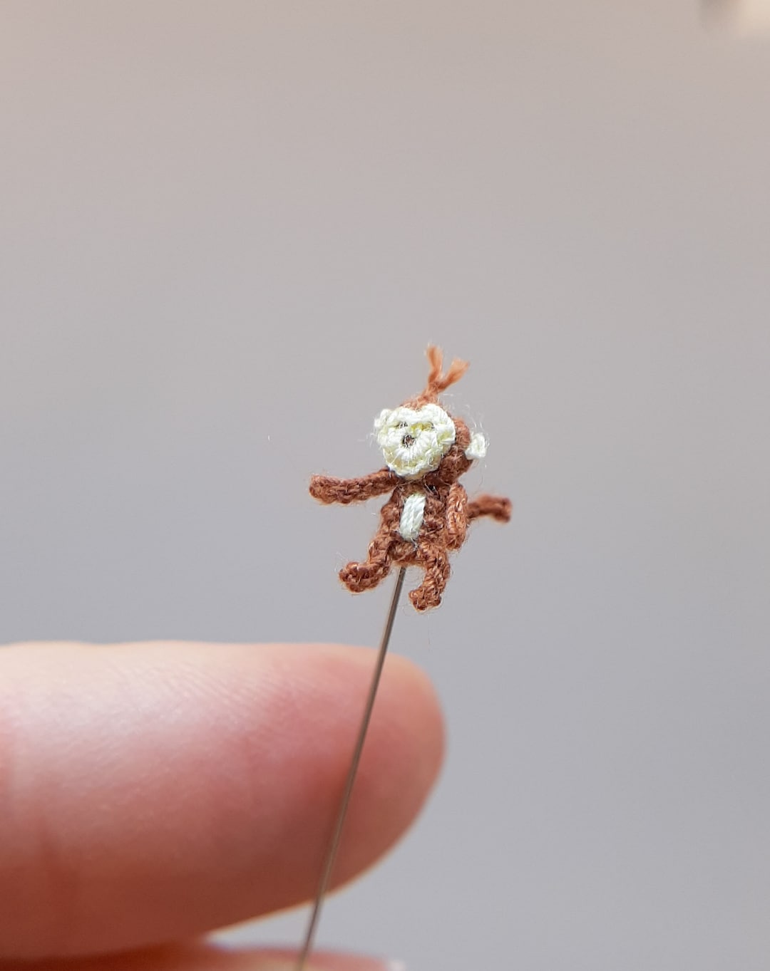 Monkey Micro Crochet Pattern. Miniature Monkey Tutorial. - Etsy