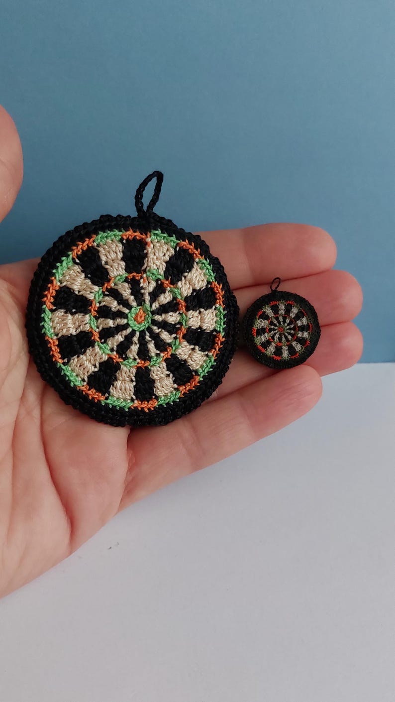 Darts Board Crochet Pattern. Digital Download PDF Tutorial - Etsy