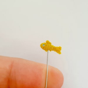 Gold Fish Micro Crochet Pattern. Crochet Fish Pattern. Golden Fish ...