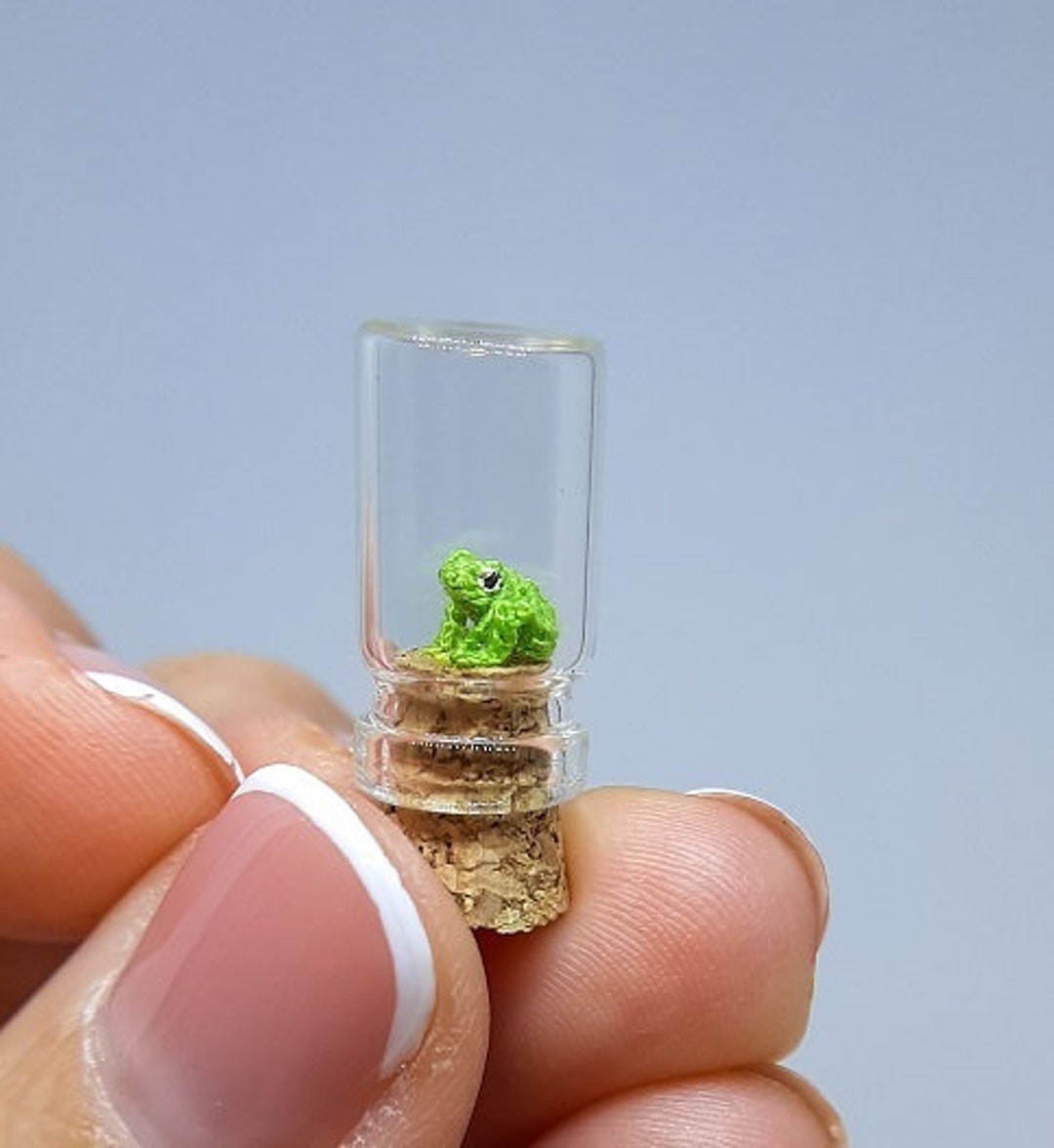 Frog Micro Crochet Pattern. Crochet Frog Tutorial. How to Crochet Frog ...