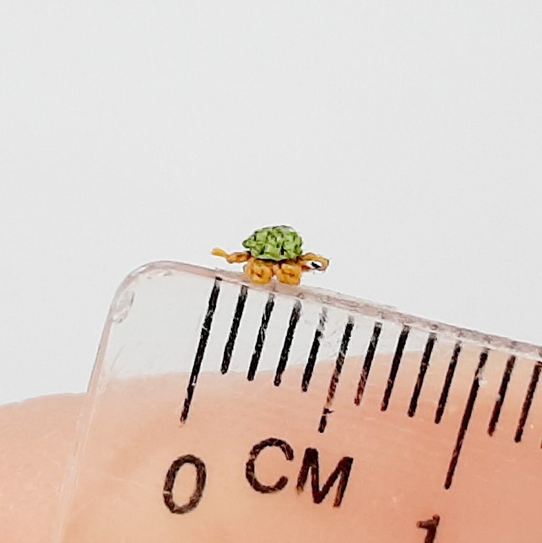 Turtle Micro Crochet Pattern. Crochet Turtle PDF Tutorial. How to ...