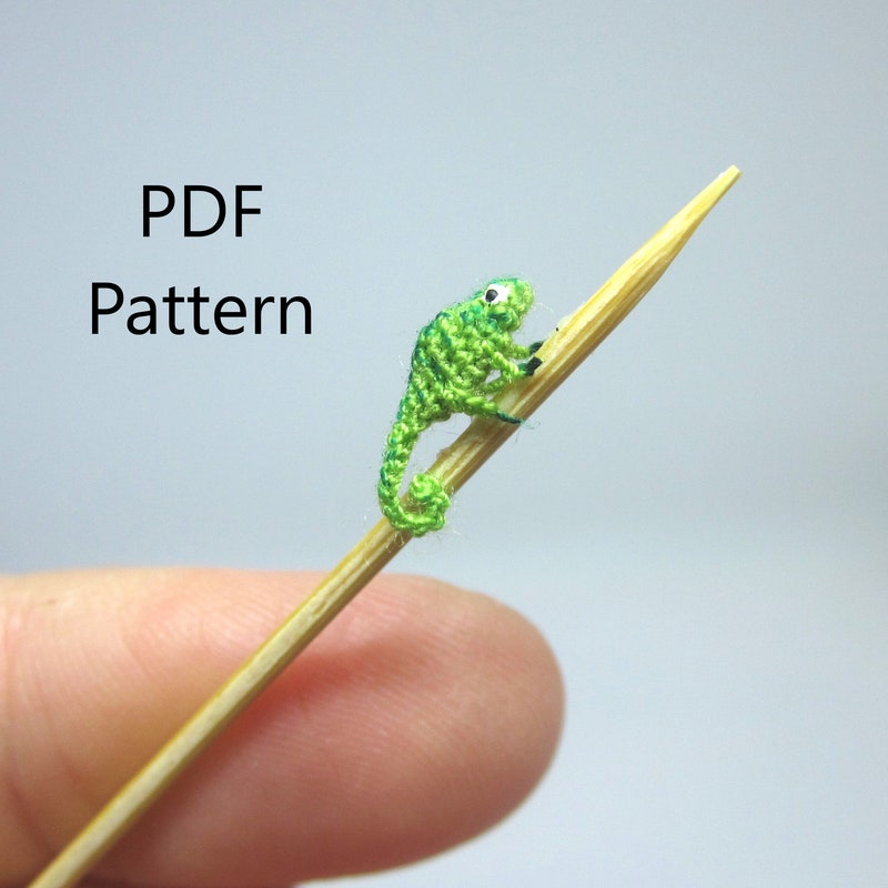Crochet Chameleon Pattern - Etsy