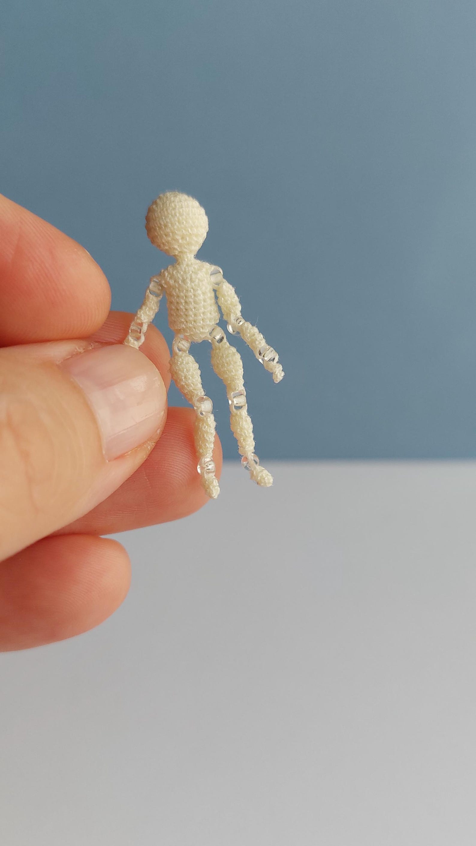 BJD Doll Pattern Micro Crochet Doll. How to Crochet Ball Jointed Doll ...