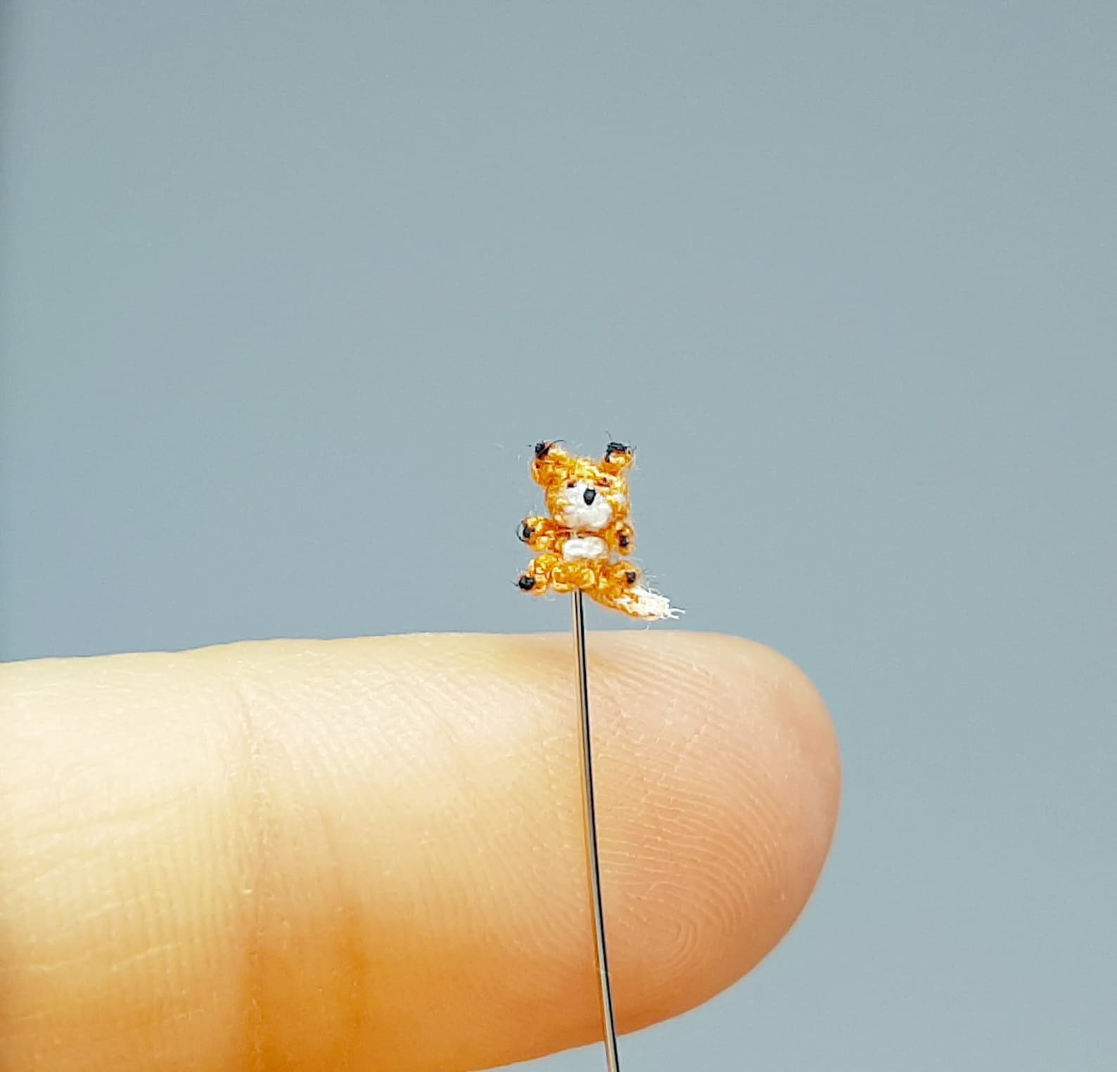 Micro Crochet Fox Pattern. Crochet Fox Miniature Pattern. How - Etsy