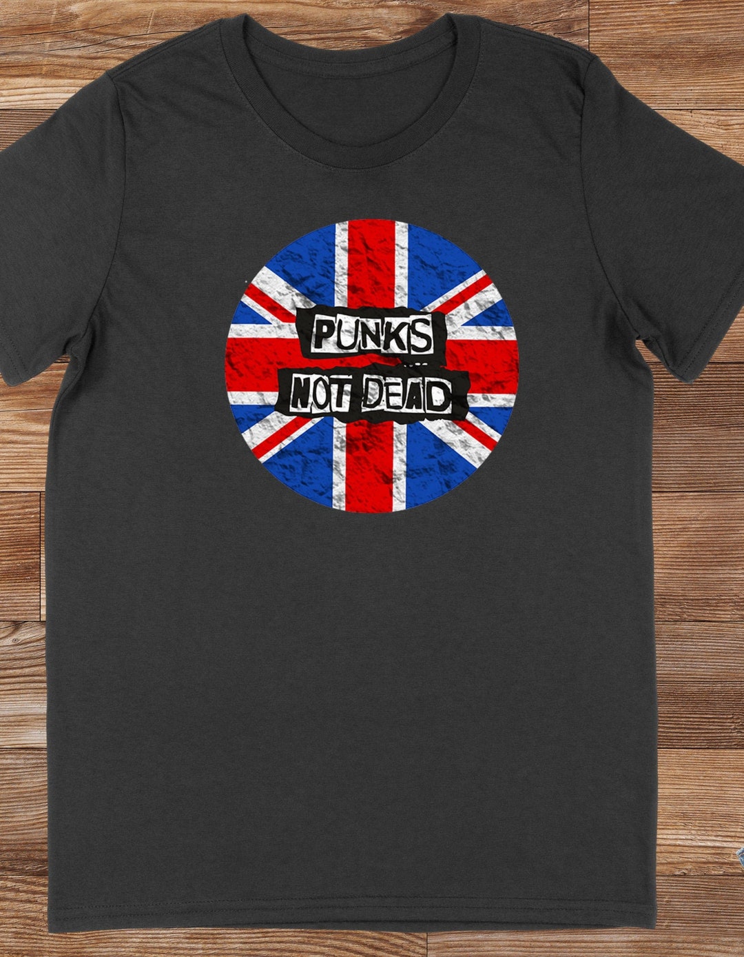 Celebrate Punk Rock Culture With the Punks Not Dead Union Jack T-shirt ...