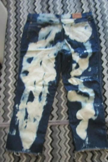 Make a Statement With These Bleached Jean Cropped Leg Skinhead/punk ...