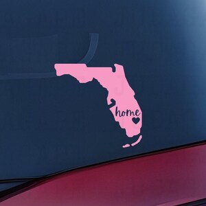 Florida Home Decal - Etsy