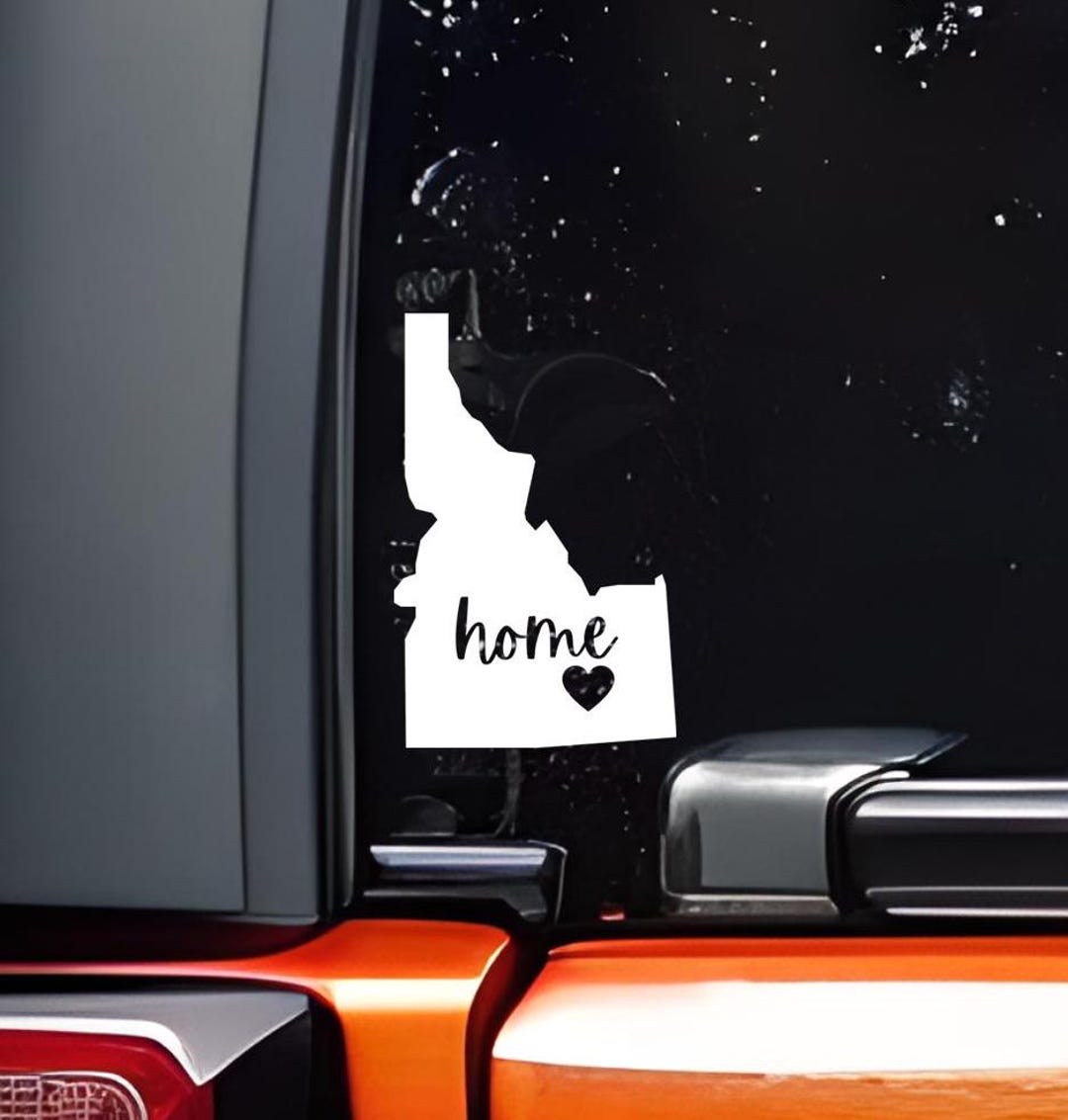 Custom Idaho Home State Vinyl Decal Sticker – Perfect for Cars, Laptops ...