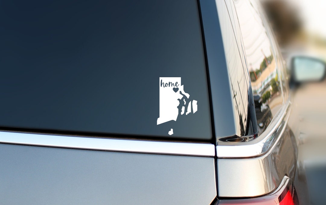 Rhode Island Home State Vinyl Decal Sticker, Car Window, Laptop, Phone ...