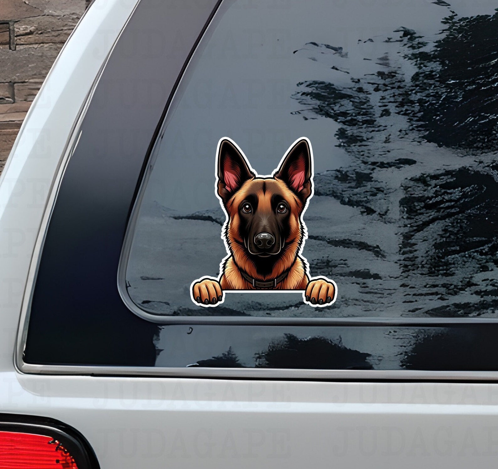 Adorable Belgian Malinois Decal Sticker – Ideal for Dog Lovers to ...
