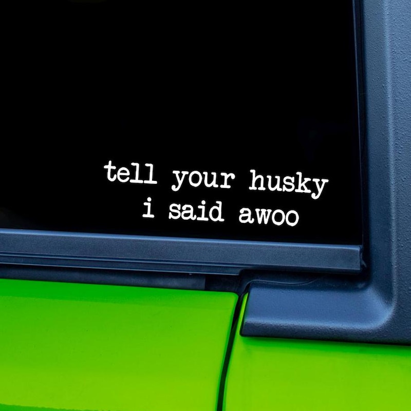 Husky Dog Mom Car Decal - Etsy