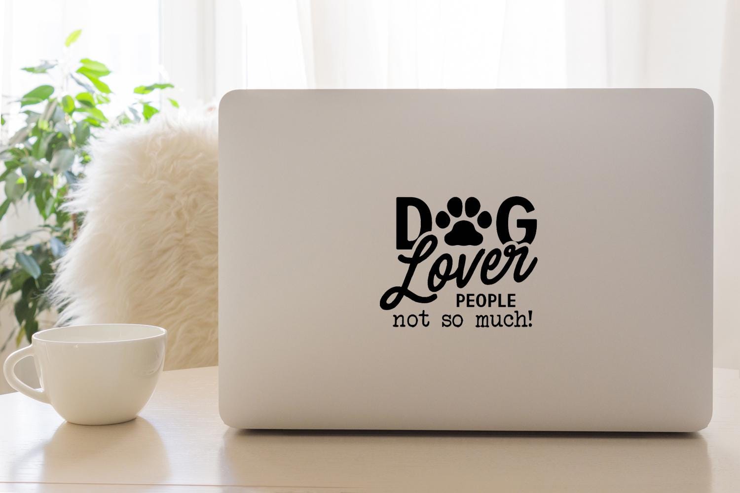 Dog Lover People Not so Much Vinyl Decal Sticker, Dog Mom, Dog Lover ...