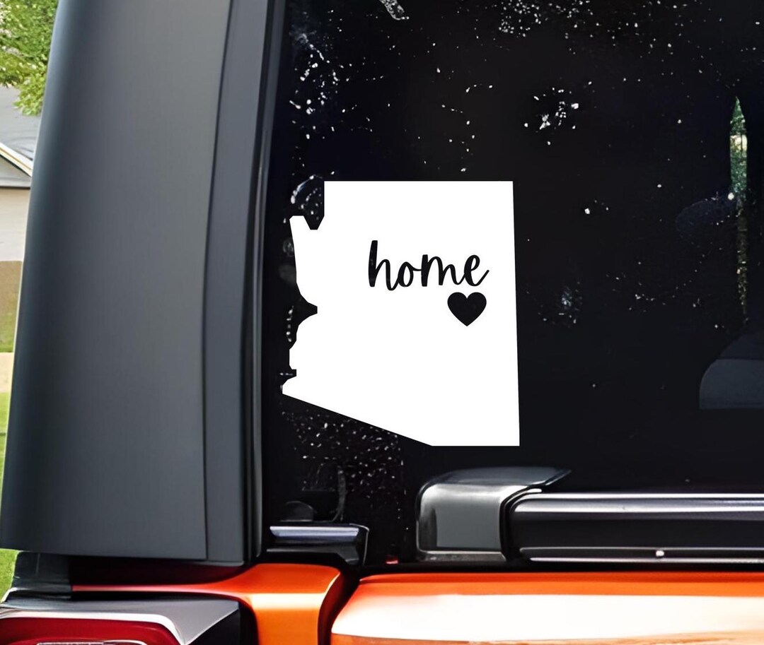 Custom Arizona Home State Vinyl Decal Sticker – Perfect for Cars ...