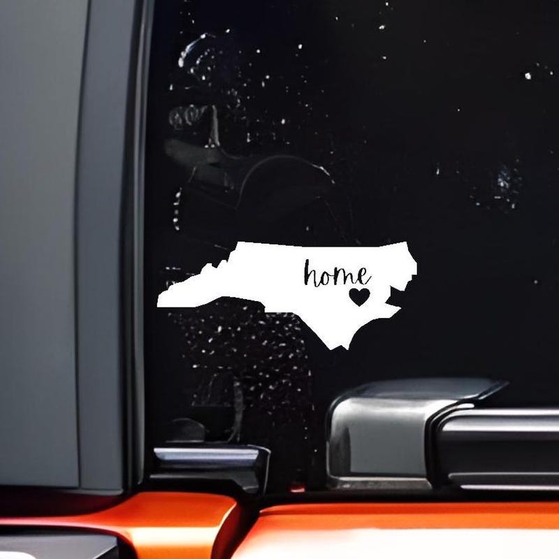 North Carolina Decal - Etsy