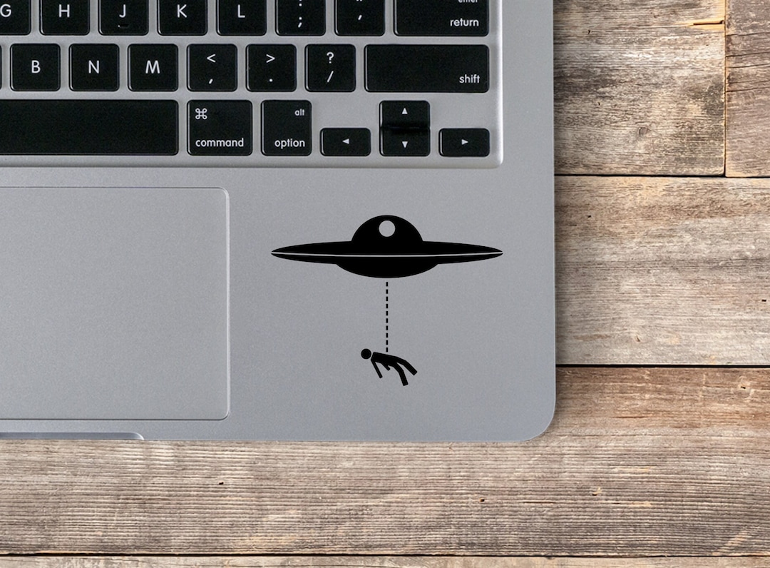 Alien Abduction Vinyl Decal Sticker, Alien, Outer Space, Galaxy, Space ...