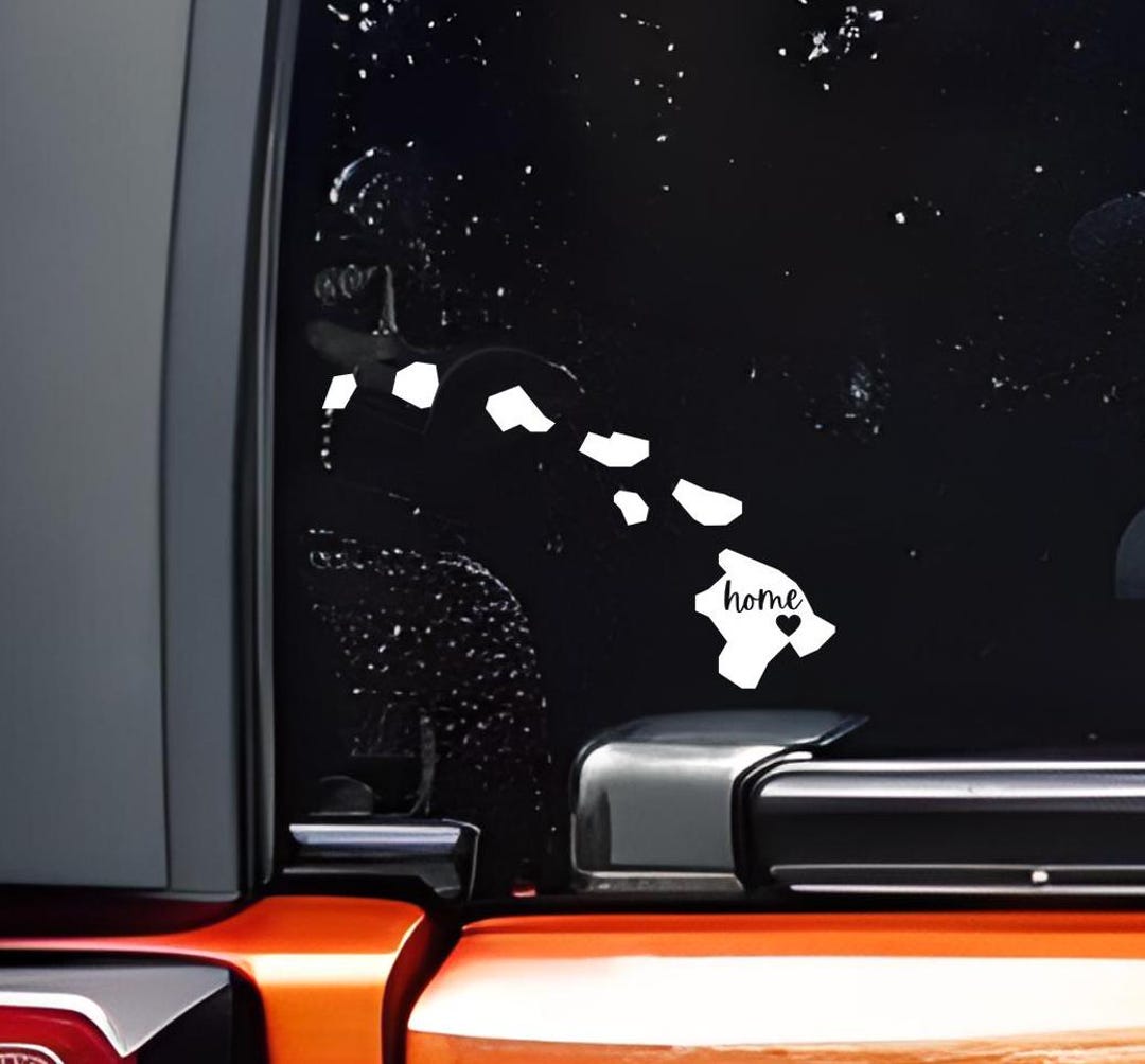 Hawaii Home State Vinyl Decal Sticker Perfect for Cars, Laptops, and ...