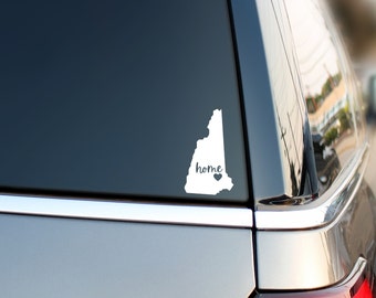 New Hampshire Vinyl Decal Sticker Home State NH - Etsy