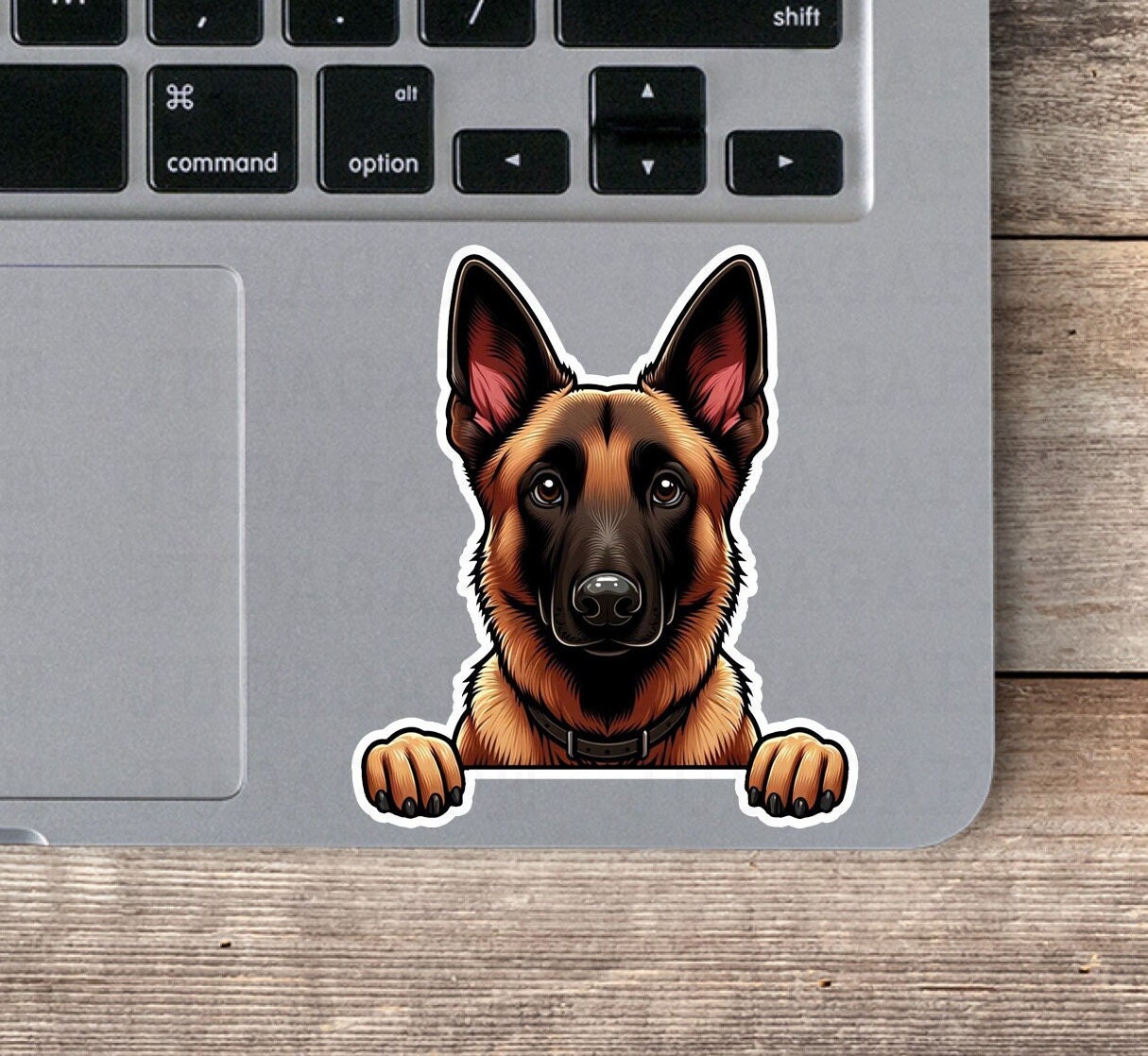 Adorable Belgian Malinois Decal Sticker – Ideal for Dog Lovers to ...