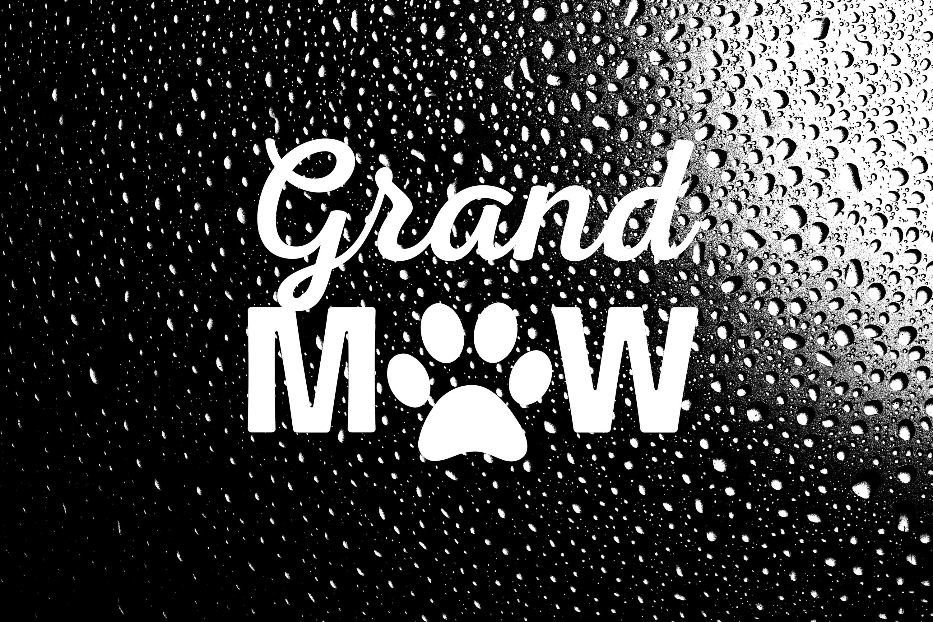 Grand Maw Vinyl Decal, Pet Grandparent Bumper Sticker - Etsy