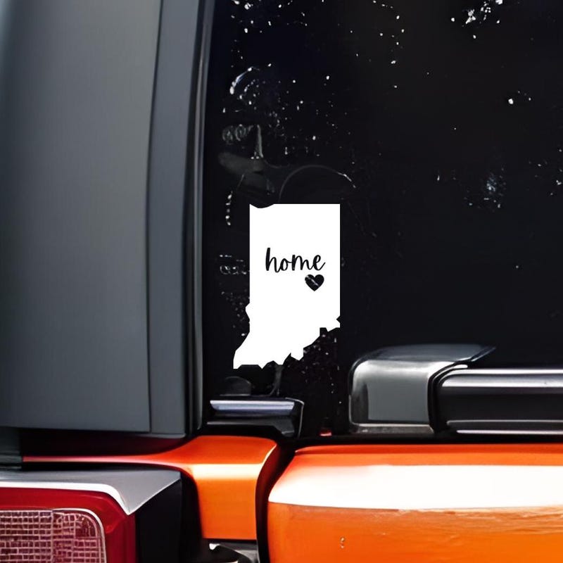 Indiana Window Sticker - Etsy