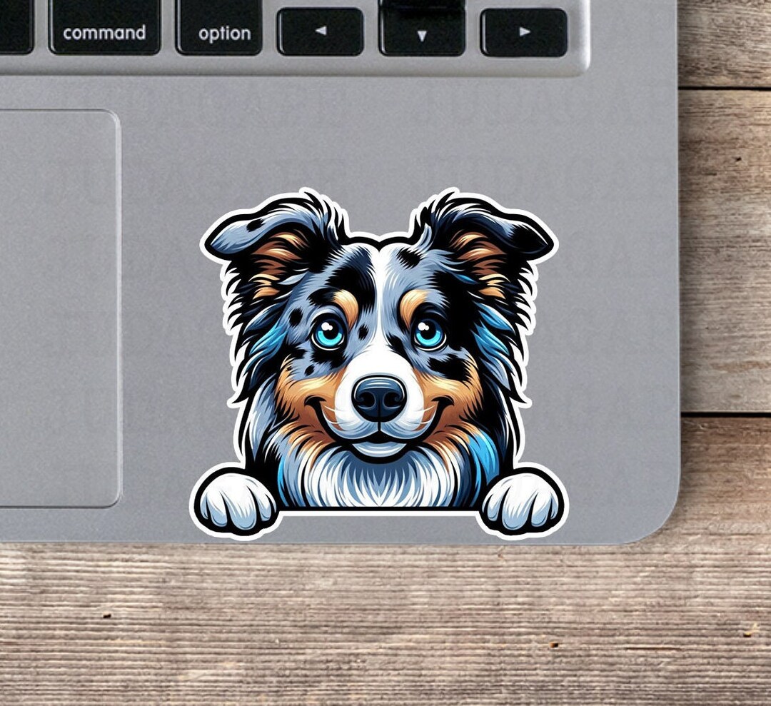 Adorable Australian Shepherd Sticker – Ideal for Dog Lovers to Decorate ...