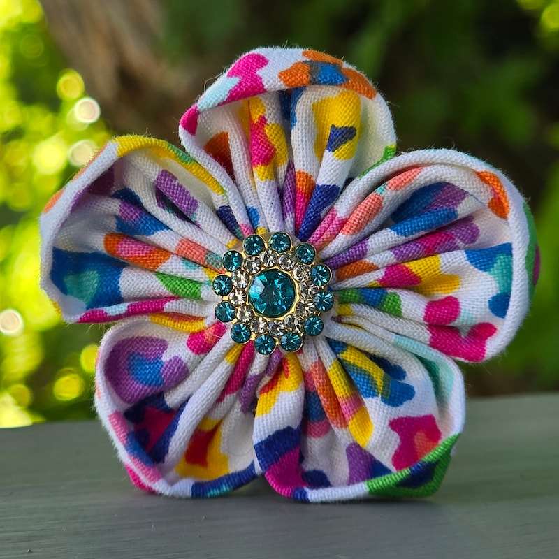 Dog Collar Flower - Etsy