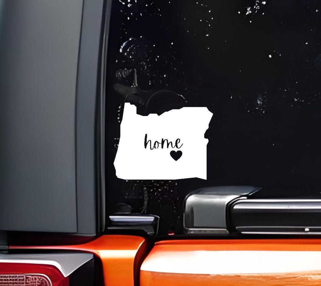 Custom Oregon Home State Vinyl Decal Sticker – Perfect for Car Windows ...