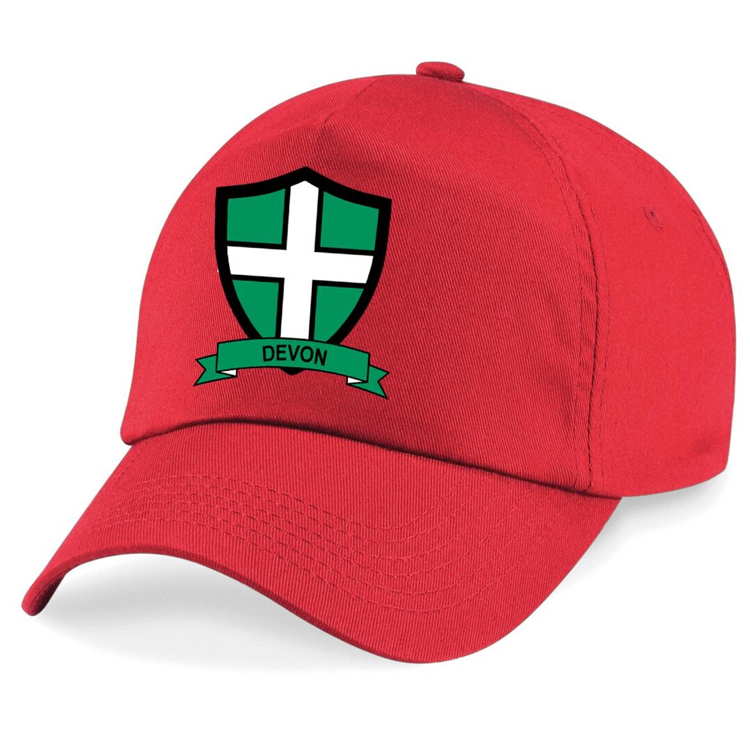 Devon County Shield Embroidered Baseball Cap Cricket Sport Football ...