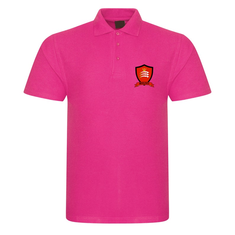 Middlesex County Embroidered Mens Polo Shirt Cricket Sport Your County ...