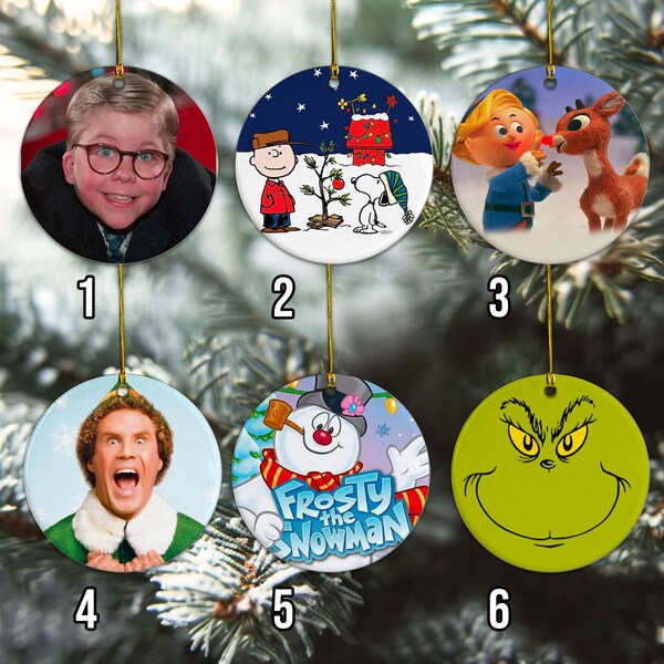 Christmas Characters Ornaments - Etsy
