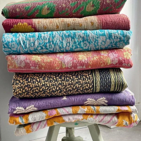 Kantha Fabric - Etsy