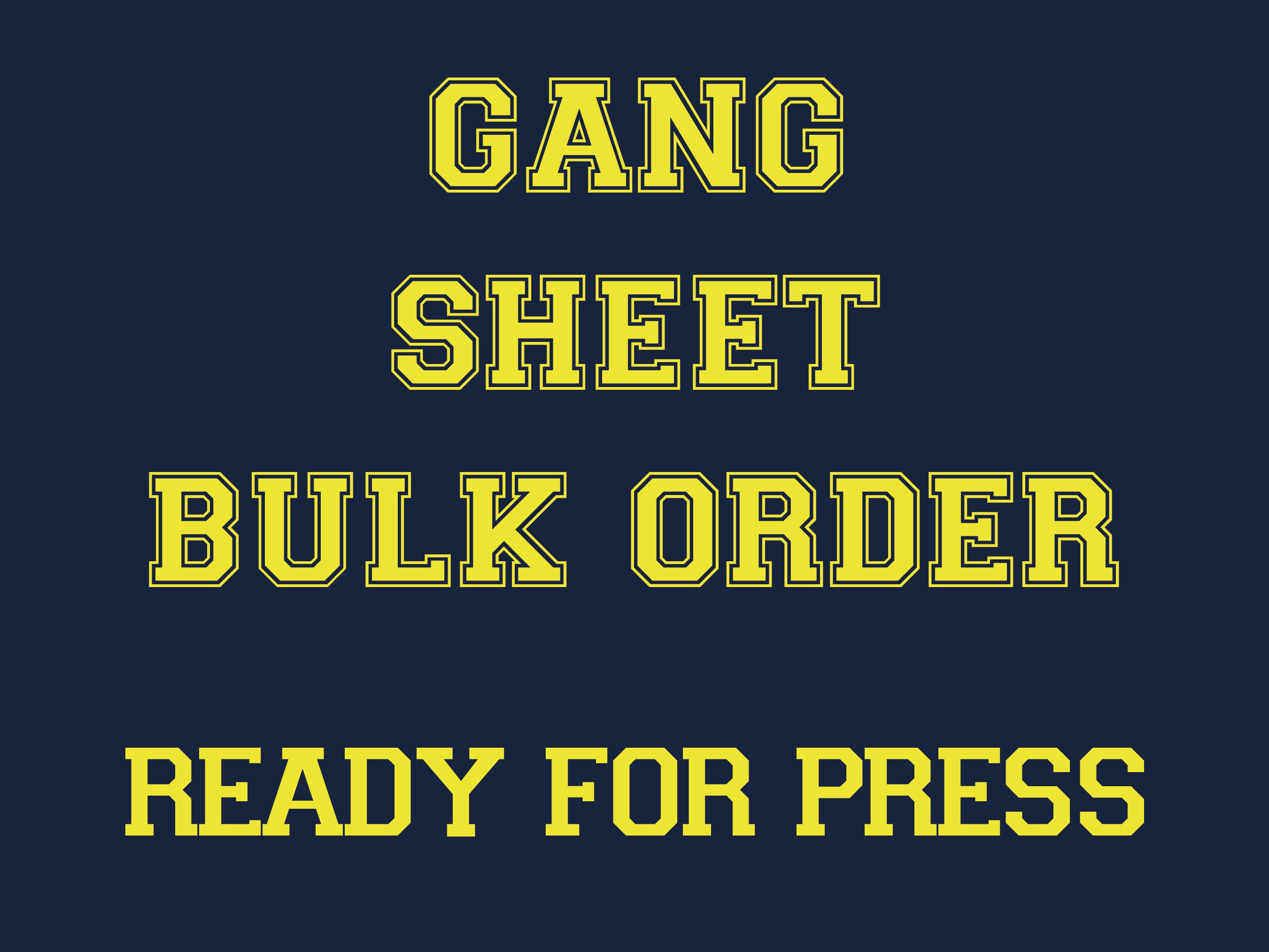 Gang Sheet Print Dtf Transfers Wholesale Ready To Press Bulk Gang