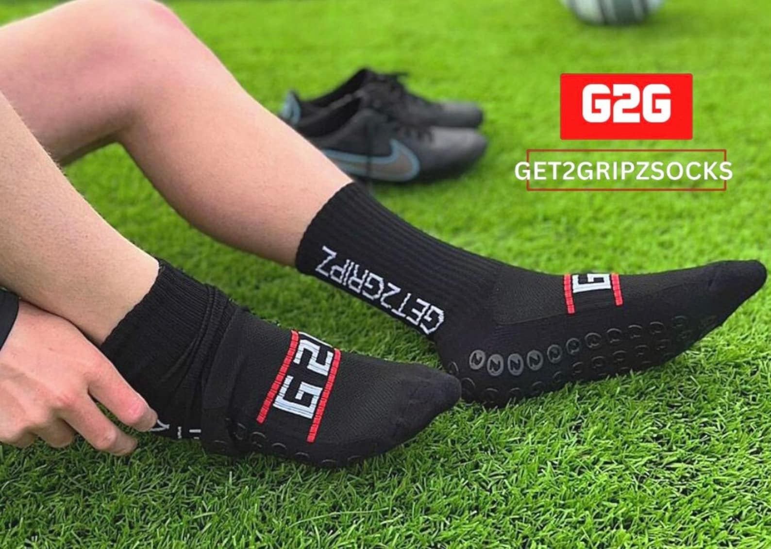 Kids Grip Socks Black - Etsy